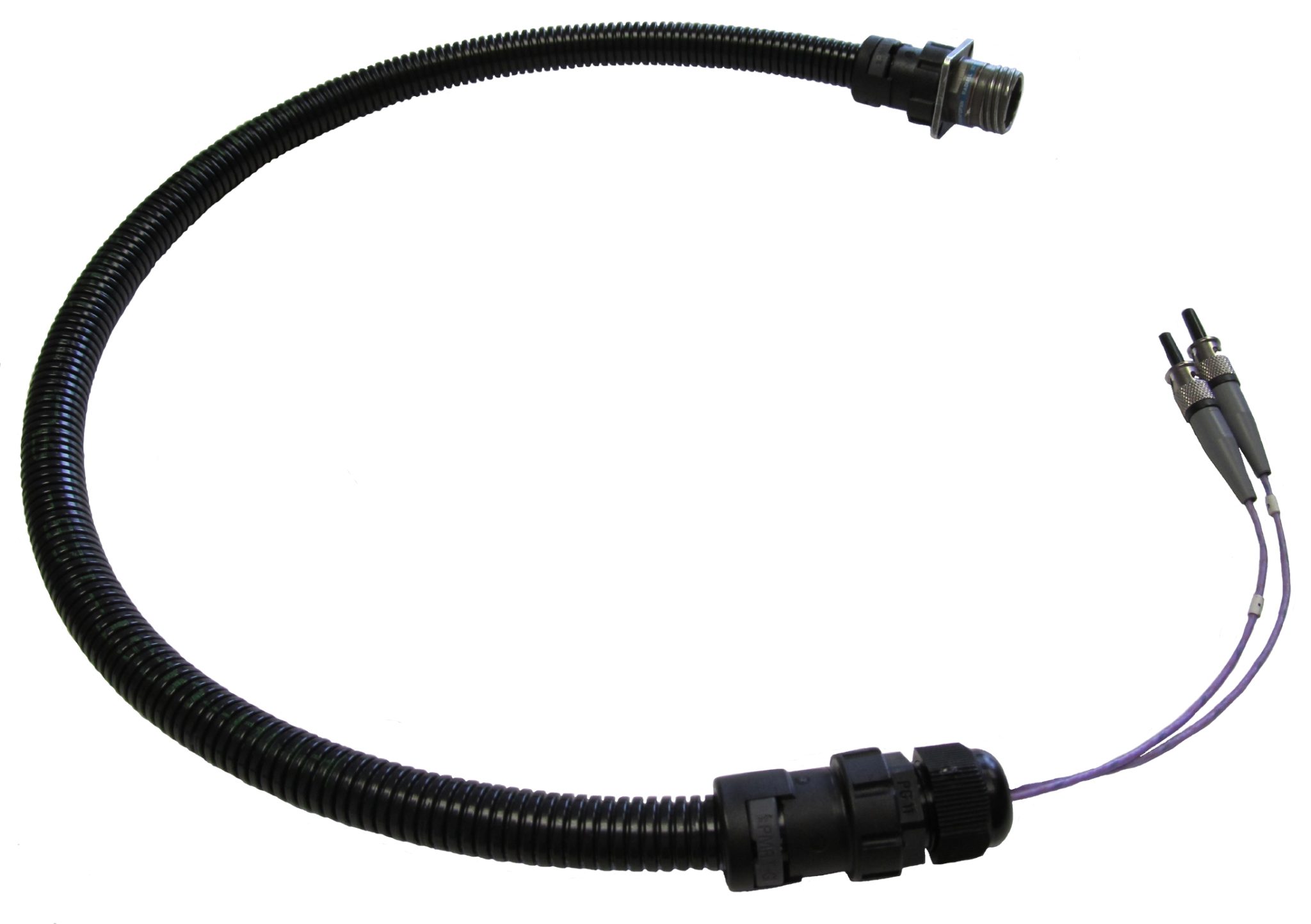 2-Channel ARINC 801 Receptacle to ST, Loose Structure, 62.5/125µm ...