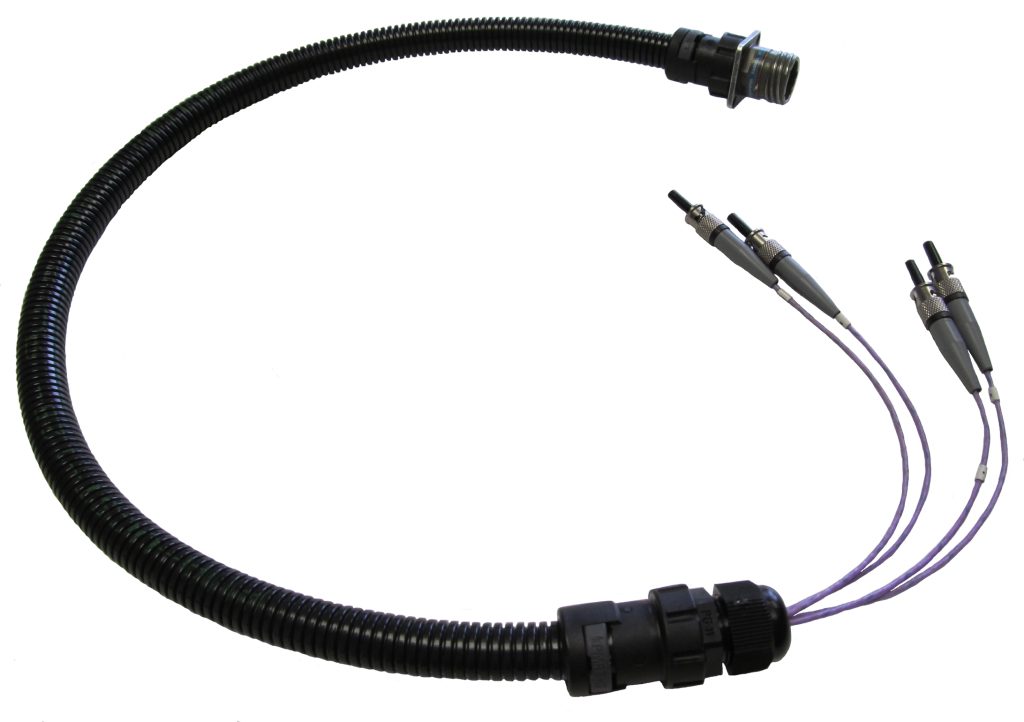 4-Channel ARINC Receptacle to ST, Loose Structure, 62.5/125µm ...